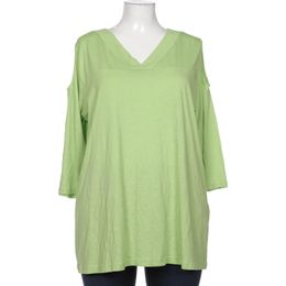 Ulla Popken Damen Langarmshirt, grün, Gr. 46