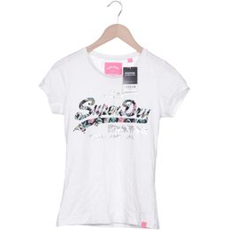 Superdry Damen T-Shirt, weiß, Gr. 38