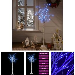 The Living Store Weihnachtsbaum 140 LEDs 1,5 m Blau Indoor Outdoor - Weihnachtsbäume