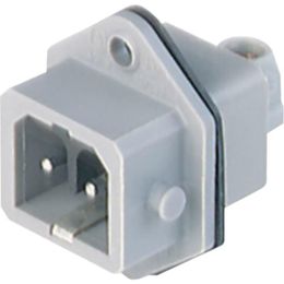 932 048-106-1 Netz-Steckverbinder stasei Stecker, Einbau vertikal Gesamtpolzahl: 2 + pe 1 - Hirschmann