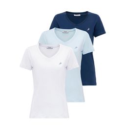 Moxx Paris Shirt Damen Gr&ouml;&szlig;e S pastellblau / dunkelblau / wei&szlig;