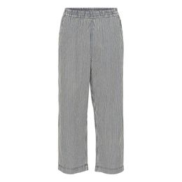 Kaffe Hose 'KAnaya' Damen Gr&ouml;&szlig;e 44 nachtblau / wei&szlig;