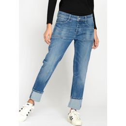 Boyfriend-Jeans Gang "94NICA WORKER" Gr. 26 (34), N-Gr, blau (mid blue) Damen Jeans Bestseller