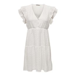 Only Kleid Damen Gr&ouml;&szlig;e 34 wei&szlig; Sommerkleid