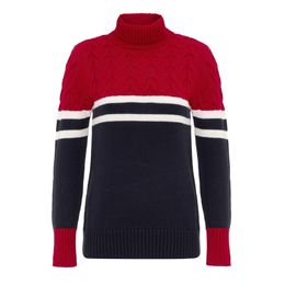 Jacey Quinn Pullover Damen Gr&ouml;&szlig;e XL rot / schwarz / wei&szlig;