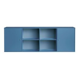 Sideboard HAMMEL FURNITURE "Mistral, Hochwertig Schrank, hängend/stehend montierbar" Sideboards Gr. B/H/T: 177 cm x 61 cm x 42 cm, blau Sideboards mit zwei Türen, B: 177 cm, anpassungsbar Designmöbel