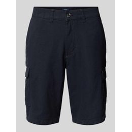 McNeal Regular Fit Leinenshorts mit Cargotaschen