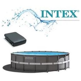 Ersatzfolie für Intex Frame Pool 488 x 122 cm XTR dunkelgrau 112434A