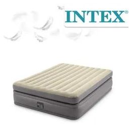 Intex Luftbett 203x152x51cm mit integrierter Luftpumpe Gästebett