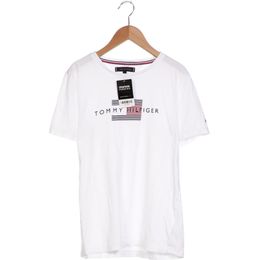 Tommy Hilfiger Herren T-Shirt, weiß, Gr. 48