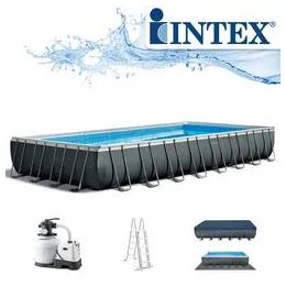Intex Frame Pool Set Ultra Quadra XTR 975 x 488 x 132 cm - mit Salzwassersystem