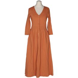 hessnatur Damen Kleid, orange, Gr. 34