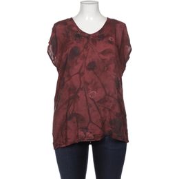 Ulla Popken Damen Bluse, bordeaux, Gr. 42