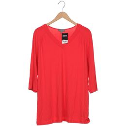 Selection by Ulla Popken Damen Langarmshirt, rot, Gr. 46