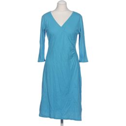 hessnatur Damen Kleid, blau, Gr. 38