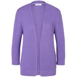 Strickjacke 3/4-Arm mayfair by Peter Hahn lila