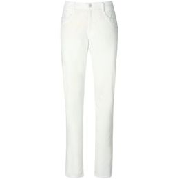 Slim Fit-Hose Modell Mary Brax Feel Good weiss