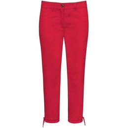 Peter Hahn - 7/8-Hose Passform Barbara, rot, Gr. 19 - Baumwolle