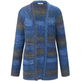 Strickjacke Peter Hahn blau