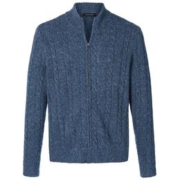 Strickjacke Stehkragen louis sayn blau