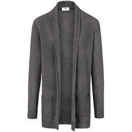 Peter Hahn - Cardigan aus 100% Schurwolle, grau, Gr. 38 / S - Schurwolle