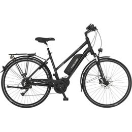 FISCHER BIKE E-Bike FISCHER FAHRRAD "VIATOR 3.0 Damen 49" E-Bikes Gr. 49 cm, 28 Zoll (71,12 cm), schwarz Pedelec, Elektrofahrrad für Damen u. Herren, Trekkingrad