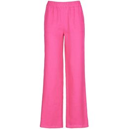 Schlupf-Hose aus 100% Leinen Peter Hahn pink