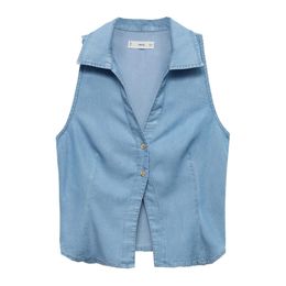 Mango Bluse 'Bianca' Damen Gr&ouml;&szlig;e XL blue denim