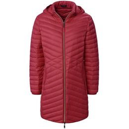 Daunen-Long-Steppjacke MYBC pink