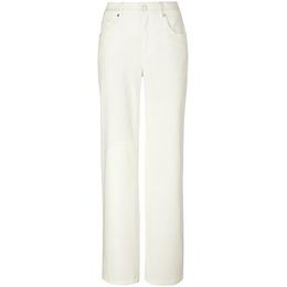 „Wide Leg“-Jeans Uta Raasch weiss