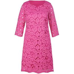 Spitzen-Kleid 3/4-Arm Anna Aura pink