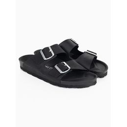 BAYTON Leder-Pantoletten "Atlas" in Schwarz - 60% | Größe 39 | Damen-pantoletten