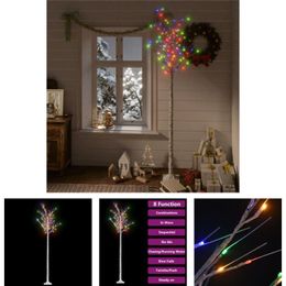 The Living Store Weihnachtsbaum 200 LEDs 2,2 m Bunt Indoor Outdoor - Weihnachtsbäume