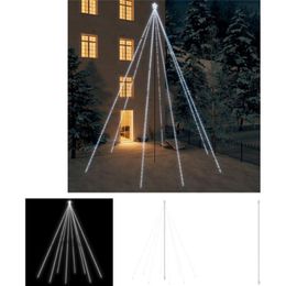 Weihnachtsbaum-Lichterketten Indoor Outdoor 1300 LEDs Kaltweiß - Weihnachtsbäume - Weiß - The Living Store