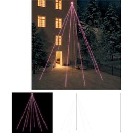 Weihnachtsbaum-Lichterketten Indoor Outdoor 1300 LEDs Bunt 8 m - Weihnachtsbäume - Mehrfarbig - The Living Store