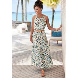 Lascana Maxi-Kleid, Braun, Gr. 36, Damen, Strandkleider, Material: Viskose