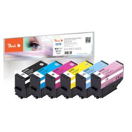 Peach Spar Pack Tintenpatronen ersetzt Epson T3788, No. 378