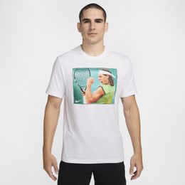 Nike Rafa Herren-Tennis-T-Shirt - Weiß