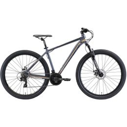 Mountainbike Bikestar Fahrräder Gr. 48cm, 29 Zoll (73,66cm), blau für Damen und Herren, Kettenschaltung