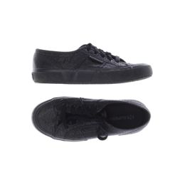 Superga Damen Sneakers, schwarz, Gr. 35