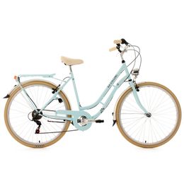 KS-Cycling Cityrad KS CYCLING "Casino" Fahrräder Gr. 54 cm, 28 Zoll (71,12 cm), blau Alle Fahrräder für Damen, Kettenschaltung