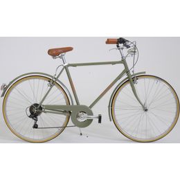 Cityrad "CONDORINO Man" Gr. 54, grün (verde oasi, grau), VENICE - I LOVE ITALY, Fahrräder, 54cm, 28 Zoll (71,12cm), für Herren, Kettenschaltung