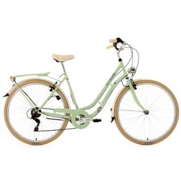 KS-Cycling Cityrad KS CYCLING "Casino" Fahrräder Gr. 53 cm, 28 Zoll (71,12 cm), grün Alle Fahrräder für Damen und Herren, Kettenschaltung