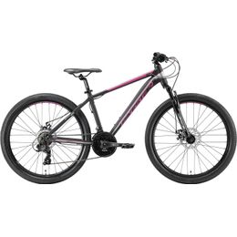 Mountainbike Bikestar Fahrräder Gr. 41cm, 26 Zoll (66,04cm), schwarz für Damen und Herren, Kettenschaltung