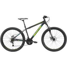 Mountainbike Bikestar Fahrräder Gr. 43 cm, 27,5 Zoll (69,85 cm), schwarz Hardtail für Damen und Herren, Kettenschaltung