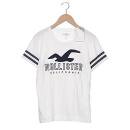 Hollister Damen T-Shirt, weiß, Gr. 36