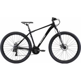 Mountainbike Bikestar Fahrräder Gr. 48cm, 29 Zoll (73,66cm), blau für Damen und Herren, Kettenschaltung