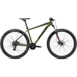 Mountainbike FUJI Bikes "Fuji Nevada 29 4.0 LTD" Fahrräder Gr. 43cm, 29 Zoll (73,66cm), grün (navy + schwarz) für Damen und Herren, Kettenschaltung