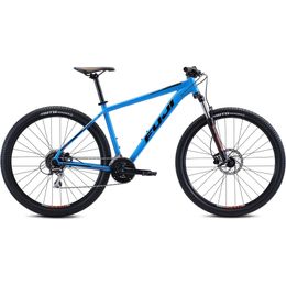 Mountainbike FUJI Bikes "Fuji Nevada 1.7" Fahrräder Gr. 43cm, 29 Zoll (73,66cm), blau (blau + schwarz) für Damen und Herren, Kettenschaltung