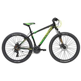 Mountainbike ADRIATICA "RC-K" Fahrräder Gr. 43 cm, 27,5 Zoll (69,85 cm), schwarz Hardtail für Herren, Kettenschaltung